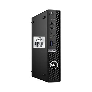 Dell OptiPlex 7000 Series 7080 Micro Form Factor Mini Business Desktop, Intel Core i5-10500T Processor, 16GB RAM, 512GB SSD, RJ-45, DisplayPort, Type-C, Wi-Fi 6, Windows 11 Pro