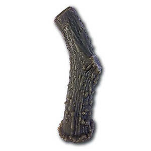 Pet Qwerks Nylon Antler Liver Flavor - Durable Dog Bones for Aggressive Chewers, Tough Nearly Indestructible Chew Proof Toys | Made in USA - for Large & Medium Dogs (A7)