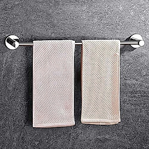 Towel Racks Towel Rack Towel Rails Wall Mounted Bath Towel Rack,Stainless Steel Towel Bar Rack Round Single Towel Rails Screw Wall Mounted Hanging Bathroom Kitchen/70cm Bath Towel Shelf Yearn for-60cm