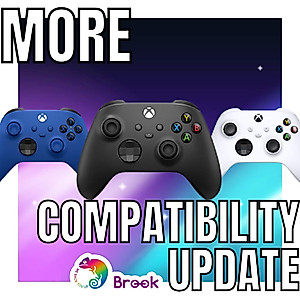 Brook Wingman NS converter- Support Xb Series X/S/One/360, PS5/PS4/PS3, Xb Elite 1/2, Switch Pro Controllers on Switch and PC(X-Input) Console, Consoles Adapter, Support Turbo and Remap