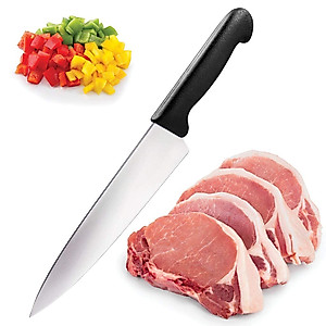 chef knife 8 Inch - kitchen knife European steel - best chef knife for High Carbon Stainless Steel - Chopping knives for Budding Kitchen, cooking knives, and for professional chef knives