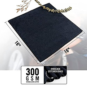 HOMEXCEL Microfiber Towels for Cars,Premium All-Purpose Cleaning Cloths,Lint Free,Scratch Free,Highly Absorbent Washing Towels Cleaning Rags for Kitchen,Car,Window,Glass,300GSM,16" x 16",6 Pack