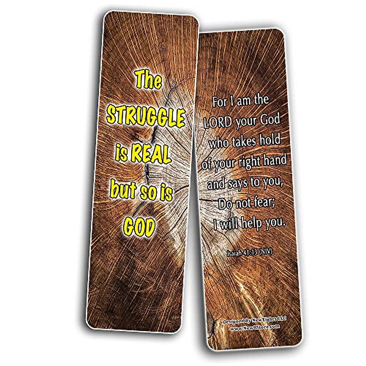Trusting God and Not Worrying Religious Christian Bookmarks (30-Pack) - Handy Reminder About Trusting God and Not Worrying