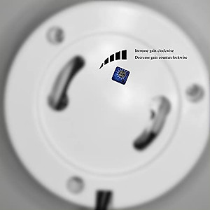 SiZHENG COTTS30 CCTV Microphone Noise Reduction Home Microphone Exterior Security Recording Pickup -35dB Outdoor Microphone RCA Female for CCTV Security Camera System DVR Sound（AV Female）