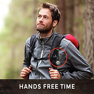 Dakota Backpacker Clip, Watch, Lightweight watch, Outdoor Gifts for Men and Women, Use for Fishing, Hunting, Golf and More, Tactical, Watch-Green