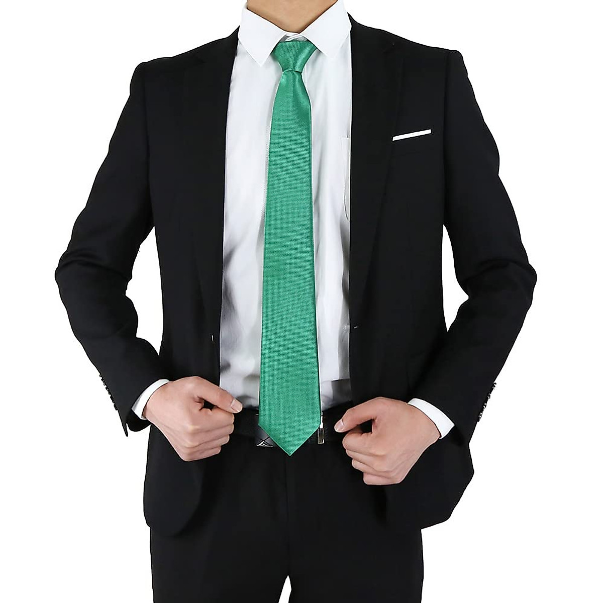 YanLen Lot 9 PCS Classic Men's Tie Necktie Woven JACQUARD Neck Ties