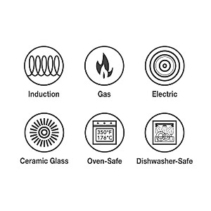 Tramontina Covered Stock Pot Stainless Steel 16 Qt, 80104/120DS