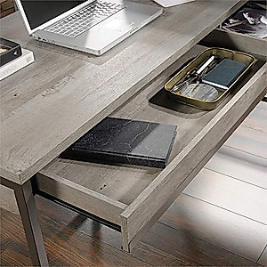 Sauder Manhattan Gate L-Shaped Desk, Mystic Oak finish