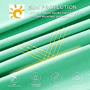 Willit Men's UPF 50+ Sun Protection Shirt Rashguard Swim Shirt Short Sleeve SPF Quick Dry Fishing Shirt Light Green 2XL