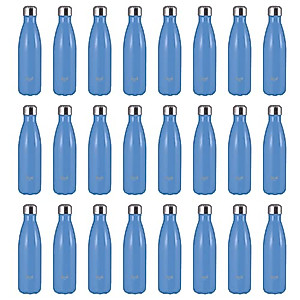 MEPRA AZB200693D7 17 oz Insulated Stainless Steel Water Bottle with Screw Lid, Keeps Drinks Cold and Hot for 12 Hours, Dishwasher Safe, Levander (Pack of 24)