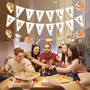 Balterever Little Cutie Pie Baby Shower Decorations Cutie Pie Baby Shower Banner Garland Pie First Birthday Decorations Pie Theme Baby Shower Party Bunting Decorations for Kids Boys Girls