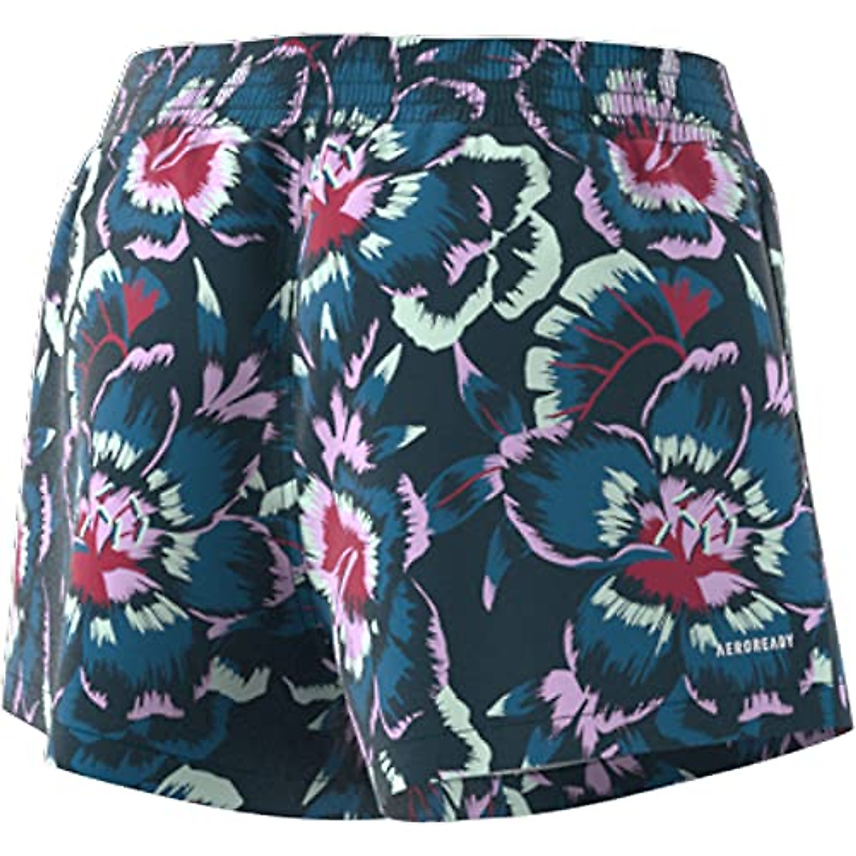 adidas,Womens,Farm Shorts,Wild Teal/White,Medium