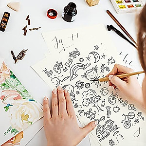 Creamy Cardstock - 8.5'' x 11'' 85lb Cover Card Stock Heavyweight Paper Perfect for Scrapbooks, Art, Crafts, Business Cards 25 Sheets 250g UAP13CC