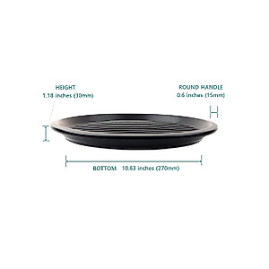 GREATUS Korean Dojagi Grill Pan 13 Inches, Stoneware Ceramic Griddle Indoor Outdoor Stovetop Nonstick BBQ Oven Dishwasher safe PTFE PFOA free