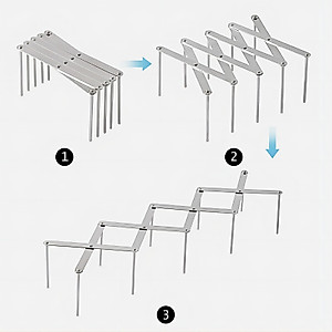 GREATLINK 1PCS Pot Lid Organizers, Dish Rack to Store Houseware, Plate Rack While Cooking, Kitchen Cabinet Pantry Pan and Pot Lid Organizer Rack Holder