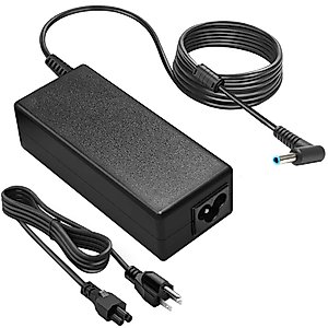 65W Laptop Charger for HP Model 15: 15-ac, 15-af, 15-an, 15-dy, 15-dq, 15-da, 15-db, 15-dw, 15-f, 15-ef, 15-ab 15-au, 15-aw, 15-ay, 15-ba, 15-bn, 15-bk, 15-br, 15-bs Series AC Adapter