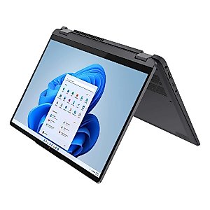 Lenovo 2024 IdeaPad Flex 5 2-in-1 14” WUXGA IPS Touch Laptop 6-Core Intel Core i3-1215U UHD Graphics 8GB LPDDR3 256GB SSD Thunderbolt 4 WiFi BT Webcam HDMI1.4 Backlit KB Fingerprint Windows 11 Home