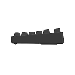 ikbc W200 Wireless Mechanical Keyboard with Cherry MX Red Switch for Windows and Mac OS, Enables Media Key and LED Indicator (2.4G Dongle, USB 2.0, PBT Double Shot 87 Keycaps, Black Color, ANSI/US)