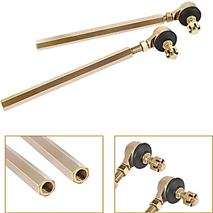 300mm Steering Wheel Tie Rod Rack Adjustable Shaft Tie Rod Kits for Go Kart ATV UTV 110cc 125cc 140cc 150cc