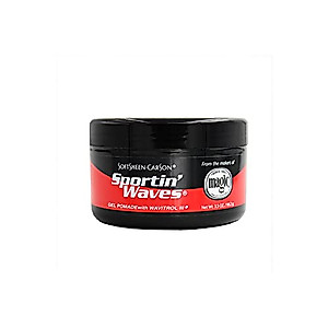 SoftSheen-Carson Sportin' Waves Gel Pomade with Wavitrol III, 3.5 oz