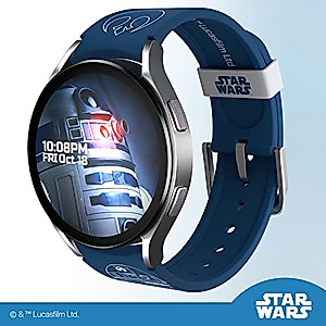 Star Wars - R2-D2 Droid Blueprints Smartwatch Band – Officially Licensed, Compatible with Samsung Watch (watch not included) - 20mm