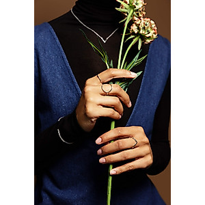 Boma Jewelry Sterling Silver Open Circle Ring, Size 8