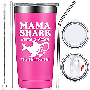 Fufendio Mothers Day Gifts for Mom from Daughter - Funny Best Mom Birthday Gifts from Son, Kids - Tumbler Mug Cup