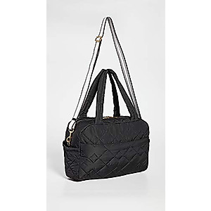 Marc Jacobs Women's Quilted Nylon Medium Bag, Black, One Size