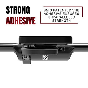 KOM Cycling Garmin Edge Universal Cell Phone Mount Adapter Attach Your iPhone or Any Smartphone to Any Garmin Bike Mount - Garmin Phone Mount Quarter Turn Adhesive Adapter