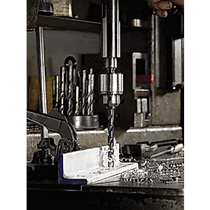 BOSCH BL2143 1-Piece 1/4 In. x 4 In. Fractional Jobber Black Oxide Drill Bit for Applications in Light-Gauge Metal, Wood, Plastic