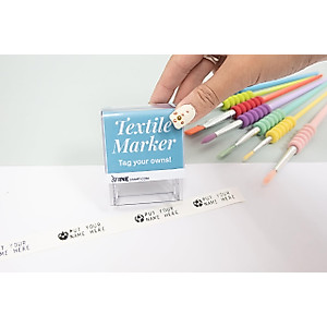 Mine Stamp Clothing Marker, Suitable for Books & Accessories, Personalize Garment, Childrens School Uniform/Clothes/Clothing Labels for Kids/Children, no Need to sew, for School Wear.