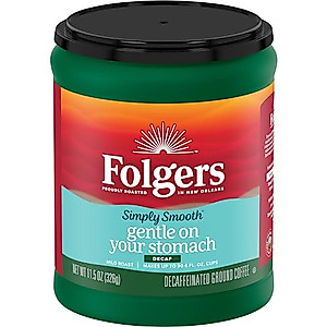 Folgers Simply Smooth Decaf Coffee, 11.5 Ounce