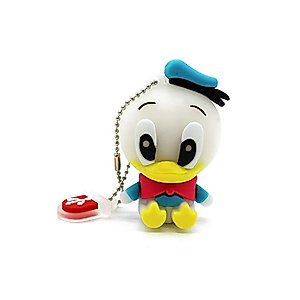 2.0 Baby Donald Duck 16GB USB External Hard Drive Flash Thumb Drive Storage Device Cute Novelty Memory Stick U Disk Cartoon