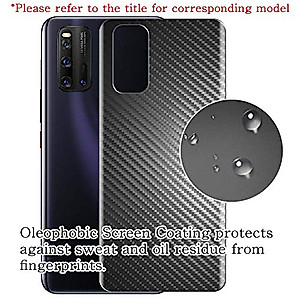 Puccy 2 Pack Back Screen Protector Film, compatible with Panasonic ELUGA Pulse Black Carbon TPU Guard Cover （ Not Tempered Glass/Not Front Screen Protectors ）