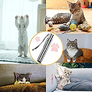 Laser Pointer for Cats, Small Cat Laser Toy, USB Laser Pen Kitten Toys, 7 in 1 Rechargeable Cat Toy Laser Light, Multiple Pattern Red Light for Dogs Pets