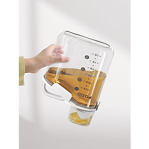 Total 2 items Cereal Containers Storage,Each2.5L Airtight Large Dry Food Storage .1 Blue 1 White.with Measuring Cup，BPA Free Plastic Dispenser，Suitable for Storing Grains Flour and Various Foods.