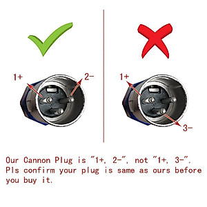 Abakoo 24V 5A Battery Charger Power Supply for Jazzy 1107,1121, 1121 HD, 614, 614 HD Smart Automatic with 3-Pin XLR Connector
