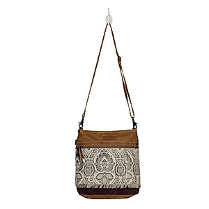 Myra Bag female Brandish Shoulder Bag Upcycled Canvas & Leather S-2656