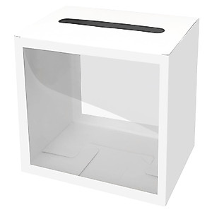 SietDESEO White Card Box for Party Diy Money Card Box Gift Card Box Holder for Wedding Reception Baby Shower Birthday Card Box