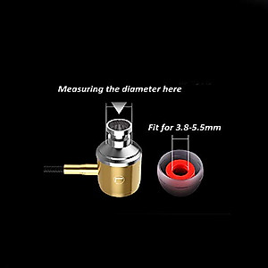 Silicone Replacement Ear Tips Earbuds Eargels for Mpow,Tozo Aukey, Senso,Hussar,Letscom etc Bluetooth Earphones, 6 Paris(Black and Gray)