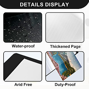 JJRING 12x16 Art Portfolio Folder with Clear Sheet Protectors, 2Pack 60-Pocket Portfolio Binder for Diamond Paintings, Presentation Book for Artwork and Document Organizer, Black