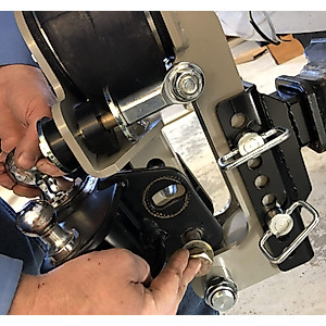 Shocker Air Equalizer for Weight Distribution Hitch - 12,000 lbs, Fits 2" Hitch 5" Rise 2" Drop