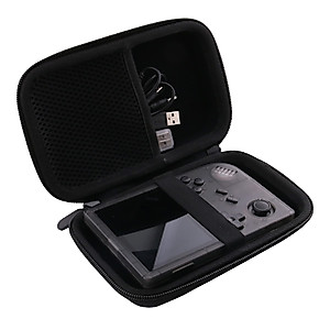 WERJIA Hard Carrying Case Compatible with RG40XX V Handheld Game Console RG 40XXV,Analogue Pocket Handheld Game Console (Case Only) (black)