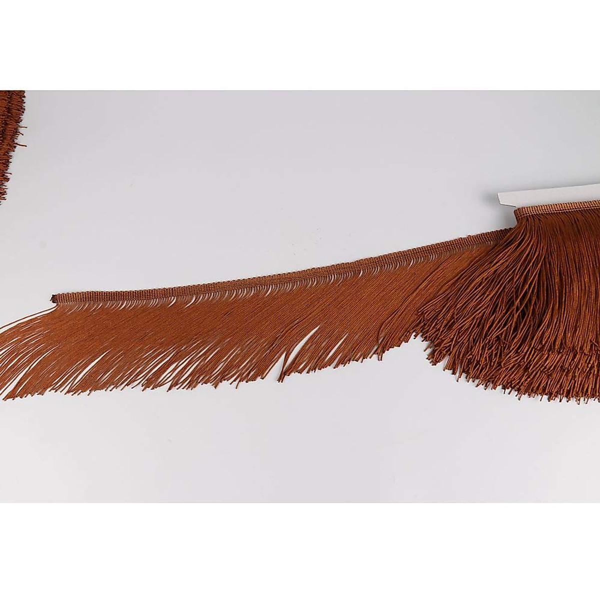 Heartwish268 Fringe Trim Lace Polyerter Fibre Tassel 6inch Wide 10 Yards Long for Clothes Accessories Latin Wedding Dress DIY Lamp Shade Decoration Coffee