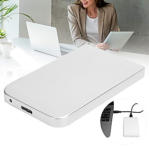USB to 3.0 2.5 Inch Portable Mobile Hard Drive, 80G 120G 250G 320G 500G 1TB 2TB Universal External Hard Drive for Computer Monitors and Laptop, Silver(320G)