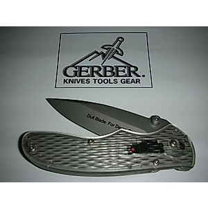 Gerber Mini-Fast Draw Knife, Assisted Opening, Fine Edge [22-41526], Black / Stainless