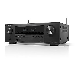 Denon AVR-S660H 5.2 Ch AVR - 75 W/Ch (2021 Model), Advanced 8K Upscaling, 3D Audio - Dolby TrueHD, DTS:HD Master & More, Wireless Streaming, Built-in HEOS, Alexa