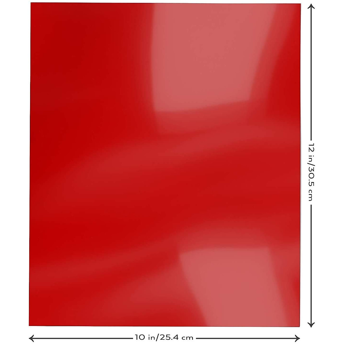 Arteza Heat Transfer Vinyl Red HTV Bundle, 14 Iron On Sheets, 10x12 Inches, Flexible & Easy to Weed, Use with Any Craft Cutting Machine, Boxed