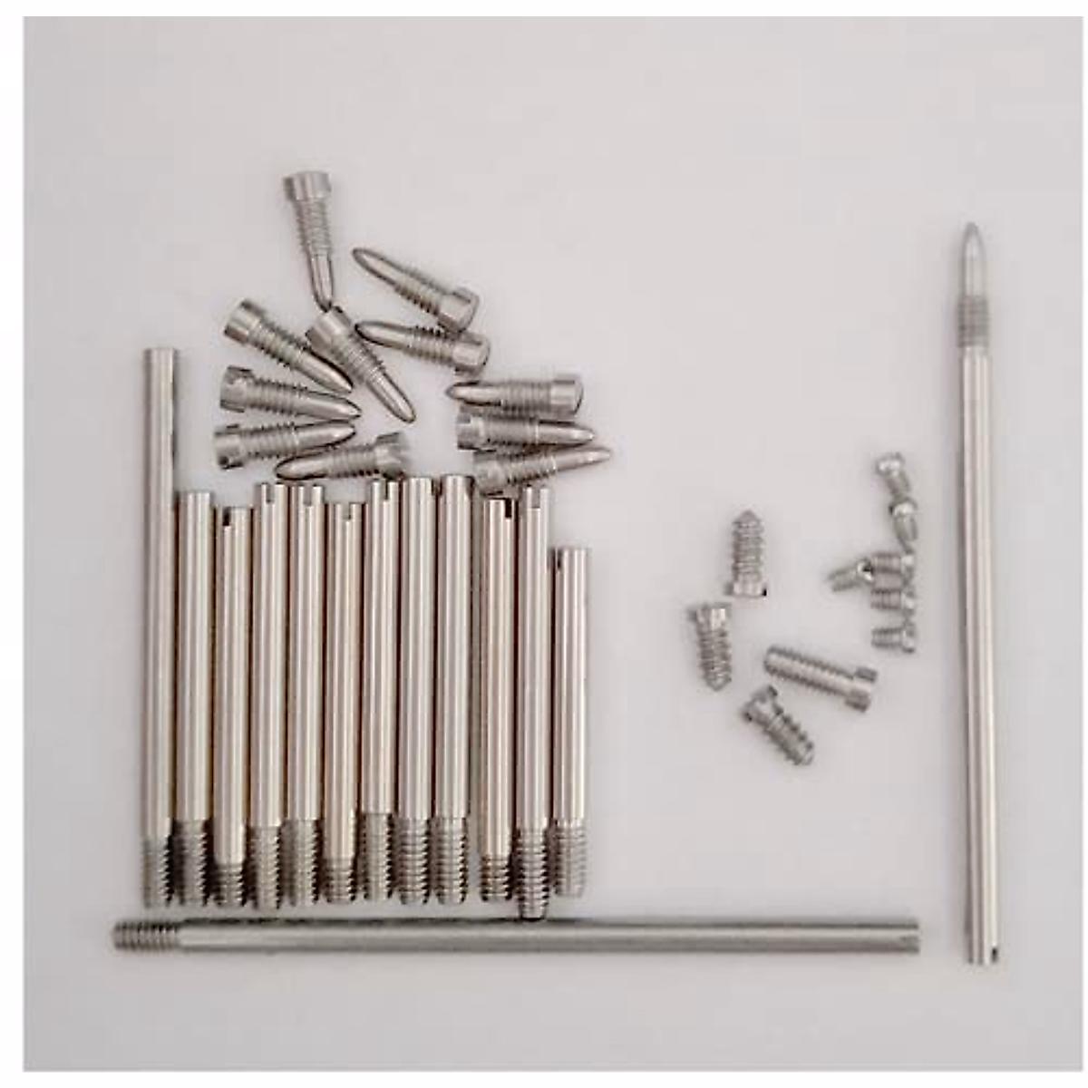 Jiayouy Clarinet Repair Tool Kit 14pcs Key Rollers + 6pcs Clarinet Springs + 21 Screws Bb Clarinet Woodwind Instrument Replacement Accessories