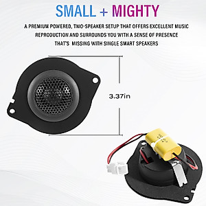 Sunluway JL- (1 Pair) Super Tweeters for 2018-2025 Jeep Wrangler JL & Gladiator JT